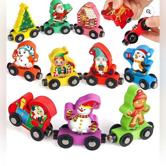 Vanmor | Toys | Nwt Vanmor 1 Piece Wooden Christmas Train Set | Poshmark